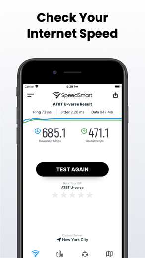 Speed Test SpeedSmart Internet for iPhone - APP DOWNLOAD