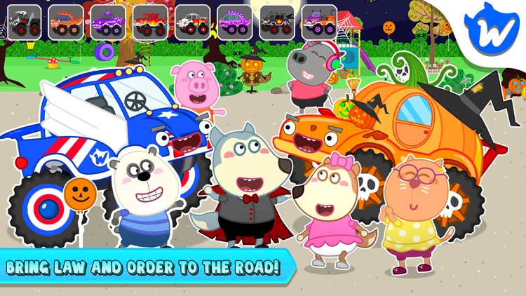 Wolfoo Monster Truck Police by WOLFOO LLC