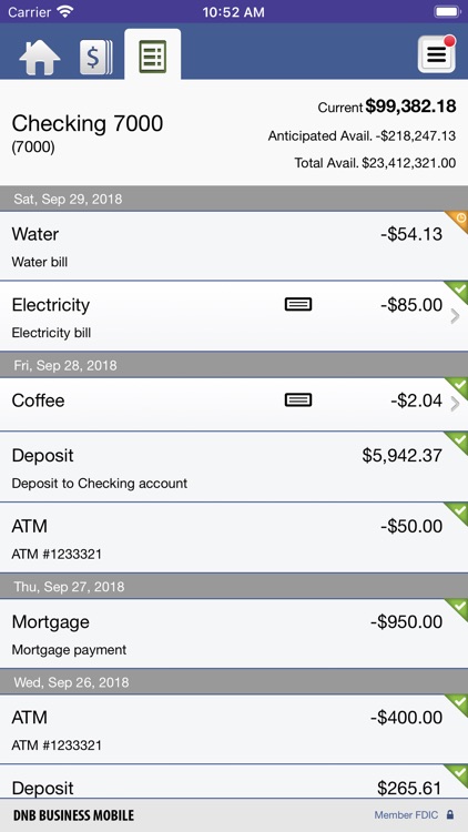 DNB Business Mobile Banking by DELAWARE NATIONAL BANK OF DELHI