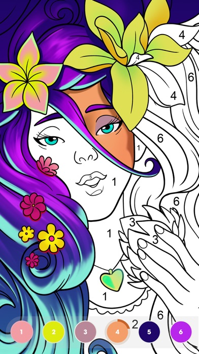Paint By Number Colouring Game PC I in Bilgisayara Indir Windows 7 8 10