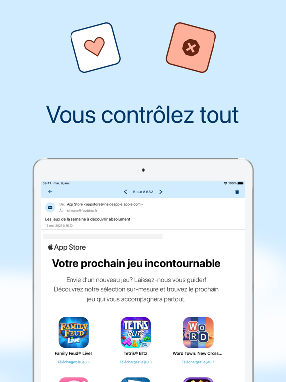 Télécharger Spamdrain Filtre spam d'e-mail pour iPhone / iPad sur l'App ...