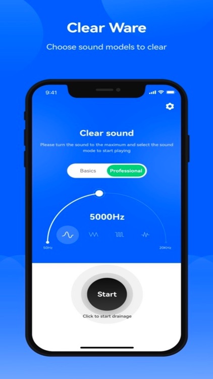 Clear Ware: Sonic Wave Test by Ronald clarke