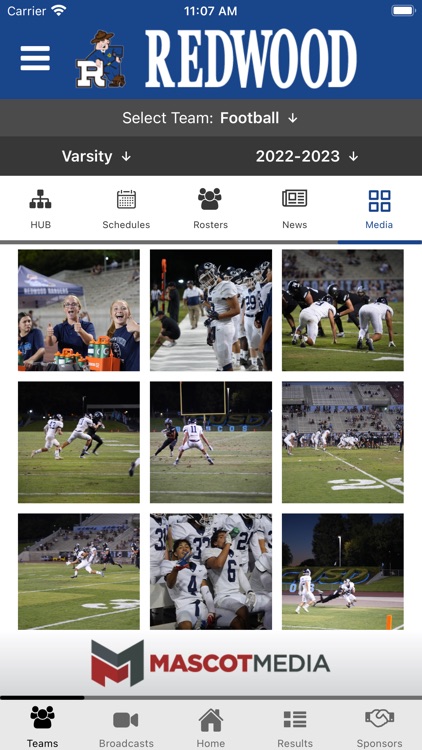 Redwood Rangers Athletics by Visalia Unified School District