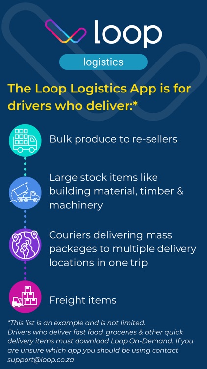 Loop Logistics by COWA BUNGA (PTY) LTD