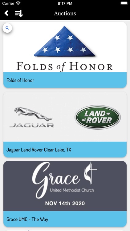 Silent Auction App by Kyle Salone