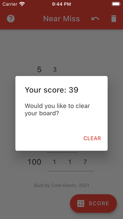 Near Miss — Game by Cole Gawin