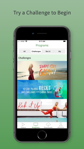 Pilates Anytime Workouts for iPhone - APP DOWNLOAD