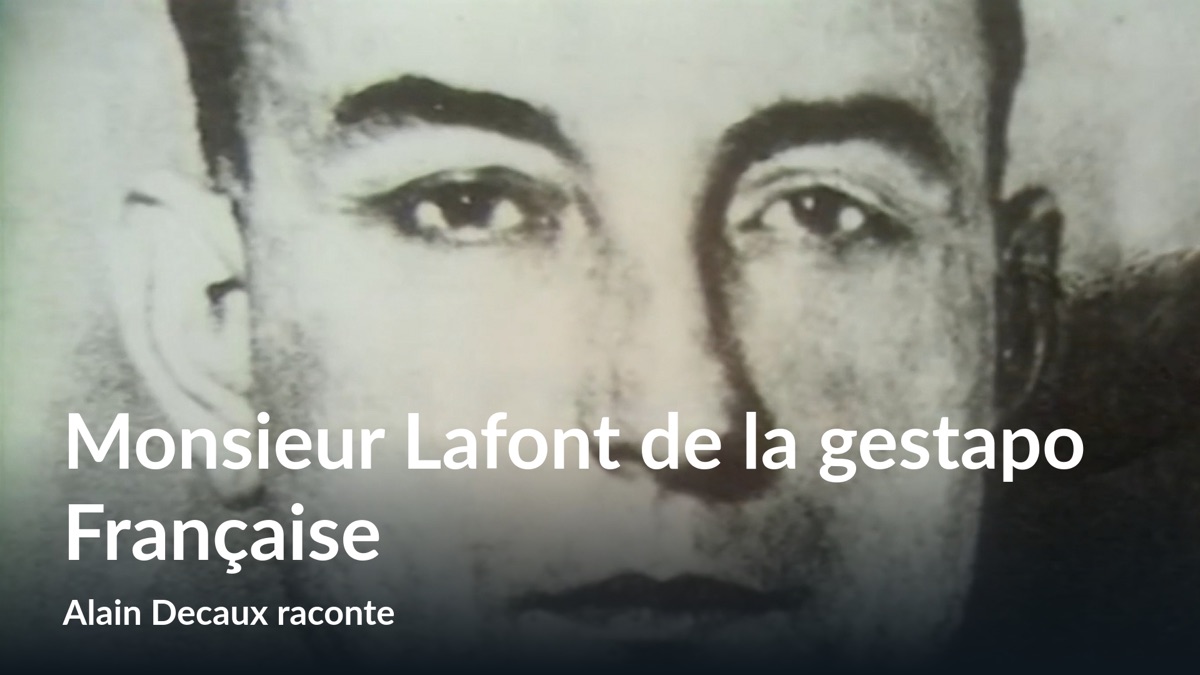 Monsieur Lafont de la gestapo Française | Apple TV (FR)